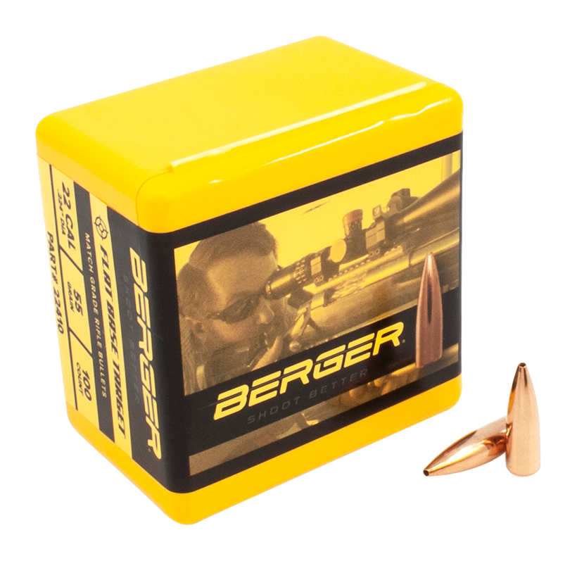Berger Flat Base Target HP Bullets | Cabela's